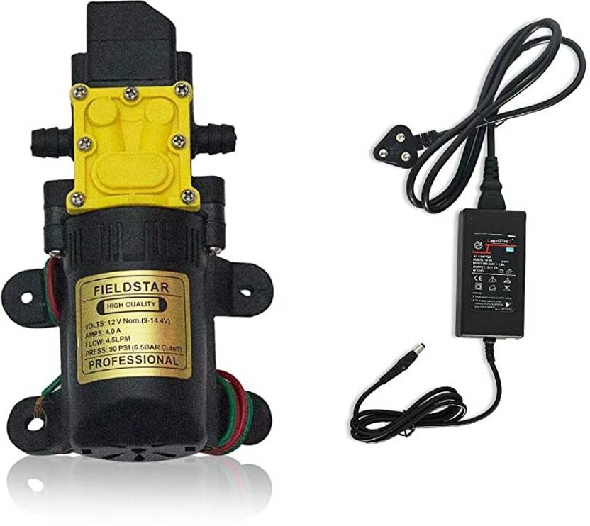 Anandent Erprises Heavy Duty Sprayer Pump dc 12V + 12v Adapter ...