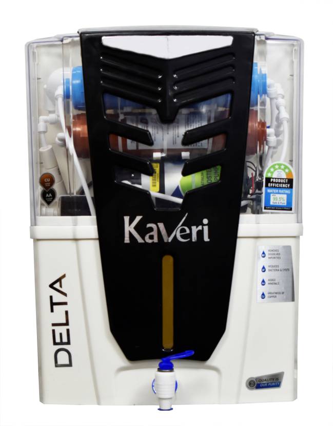 Kaveri DELTA Combo Model ALKALINE VITAMIN B12 + COPPER FILTER 12 L RO ...
