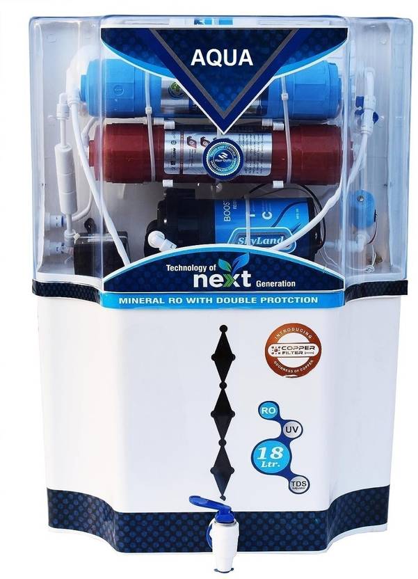 AQUA Skyland Combo Model 18 Ltr Copper filter + Alkaline Vitamin B12 ...