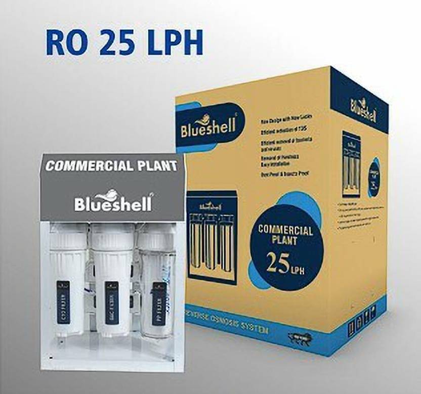 Blueshell Commercial 25 LPH 25 L RO + UV + TDS Water Purifier ...