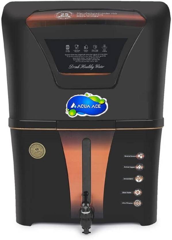 Aqua Ace Zinc Copper Alkaline Hydrogen RO+ZN+CU+ALK+ Negative ORP 12 L ...