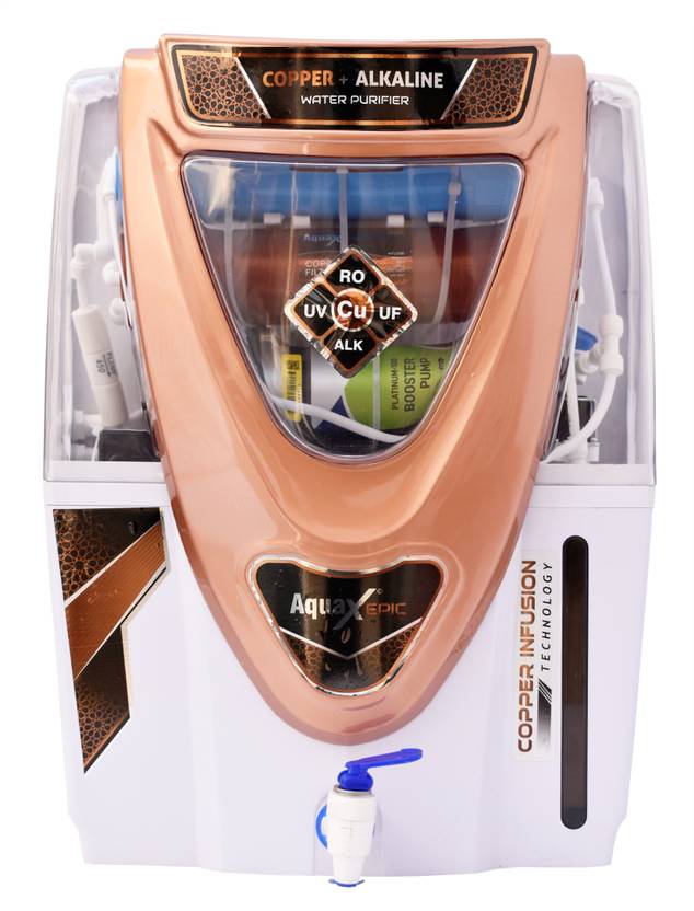 AQUA Epic White With Copper filter and Alkaline Vitamin B12 Filter 15 L ...