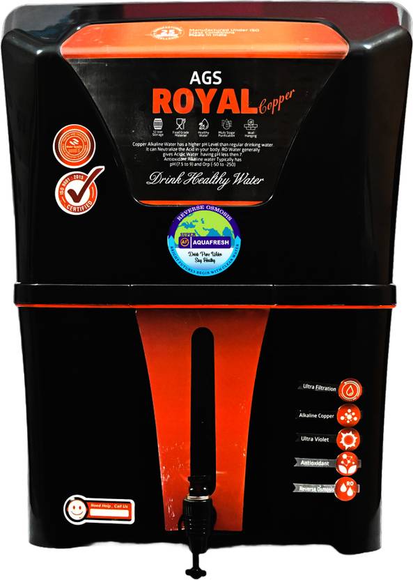 SUPER AQUAFRESH ROYAL Copper + Mineral ,Best For Home and Office 15 L ...