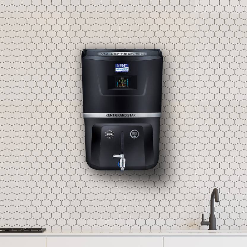 KENT Grand Star-B RO Water Purifier with Digital Display of Purity & Performance 20 L RO + UV ...