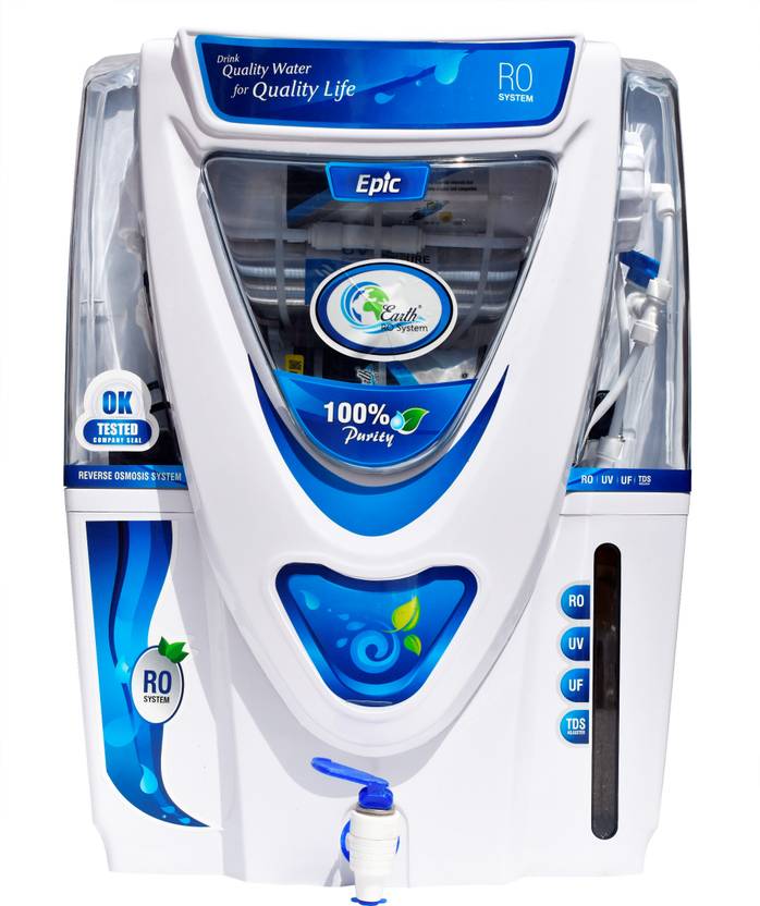 Earth Ro System Epic Model with TDS Controller 12 L RO + UV + UF ...