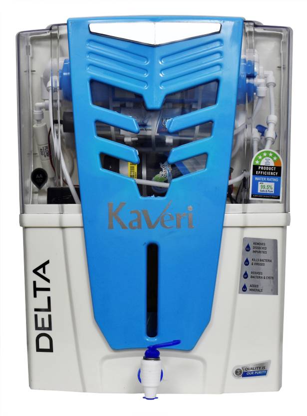 Kaveri DELTA ALKALINE B12 FILTER 12 L RO + UV + UF + TDS + Alkaline ...
