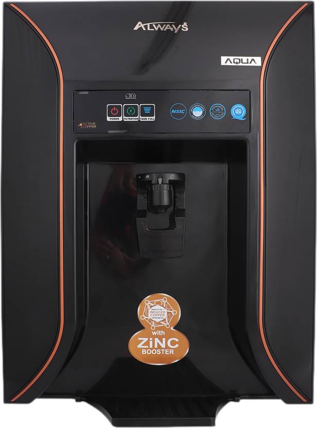 Always Aqua 12 L RO + UV + UF + TDS + Acitive Copper & Zinc Booster ...