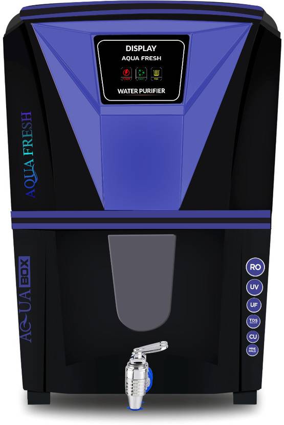 Aqua Fresh CRYSTAL Black LED+COPPER+RO+UV+TDS AUTOMATIC ELECTRICAL ...