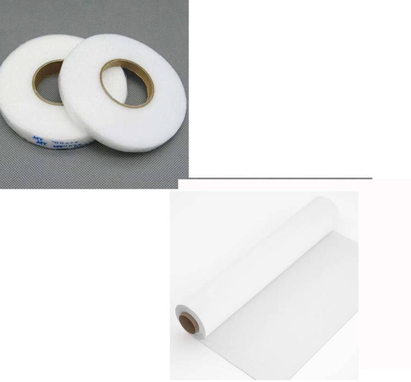 HBS Tape Canvas Paper for Stitching, Paper Interfacing Fusible Bukram ...