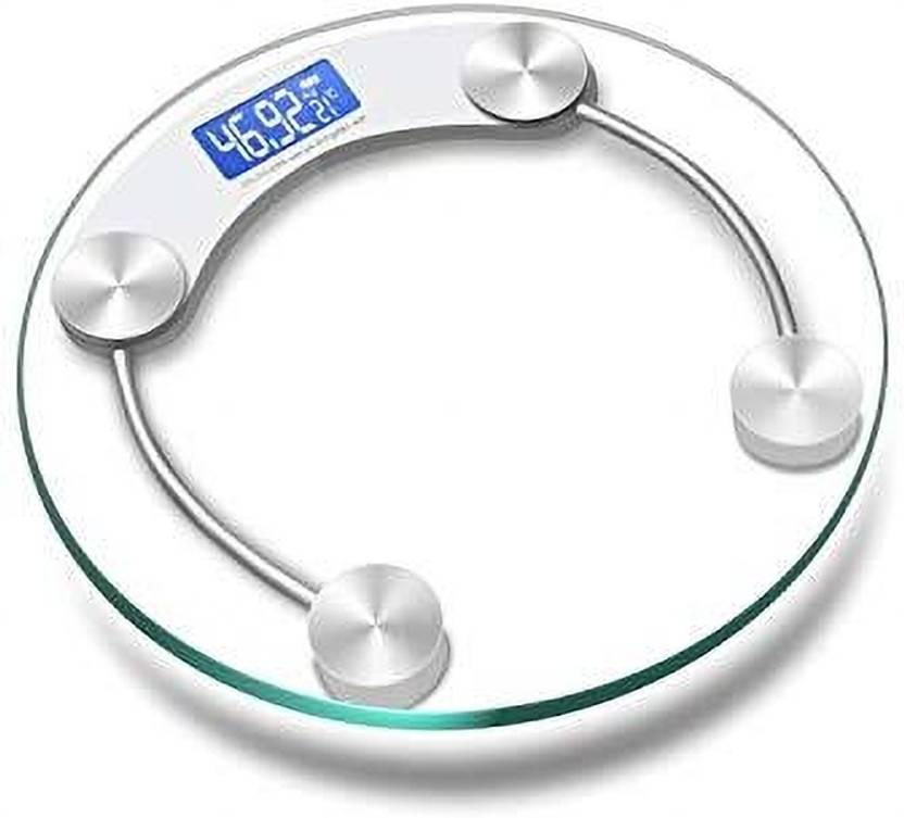 ebizmour Digital Glass Weight Machine for Body Weight - Round Personal ...