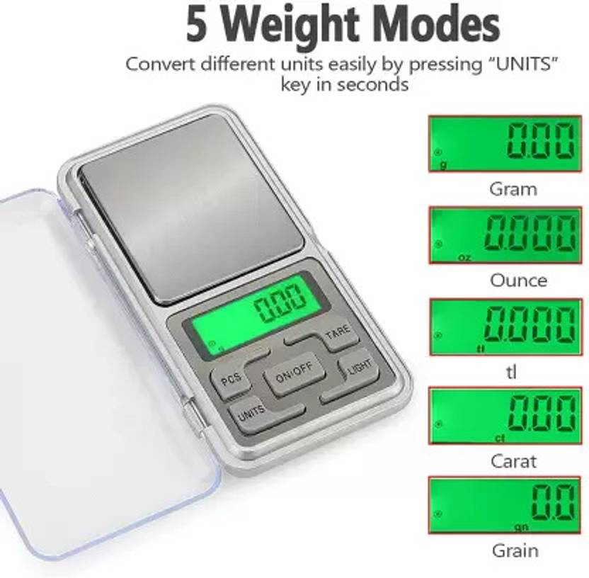 SELMEZ Small Weighing Machine Auto Calibration 200gm Weighing Machine 0 ...
