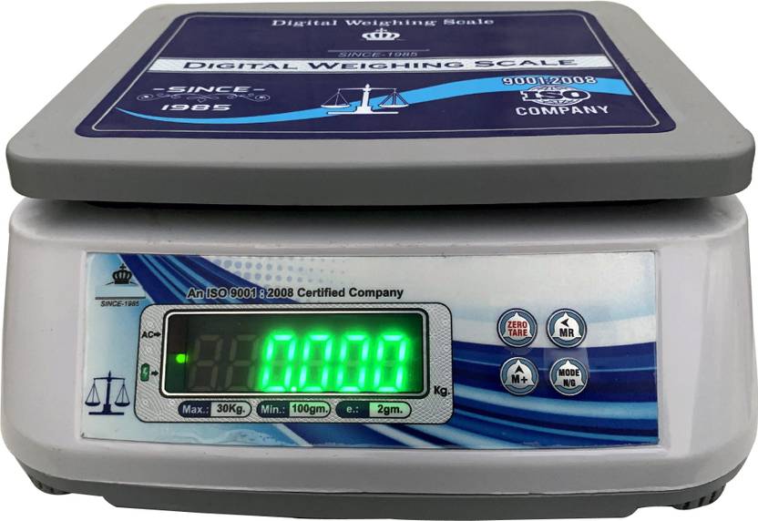 Shrines Digital Dual Display Table Top 30KG Weight Machine Kanta ...