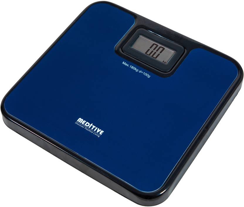MEDITIVE Digital Human Weighing Scale compact size (26cm) for Body ...