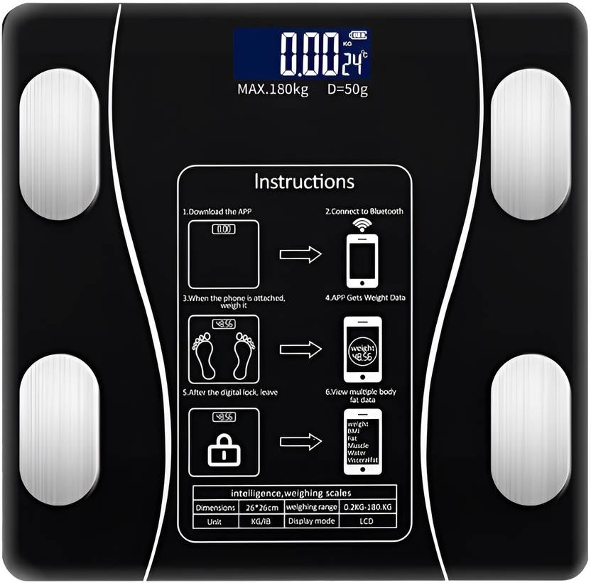 CT-BDS Smart Bluetooth Weight Machine 18 Body Composition Sync with ...