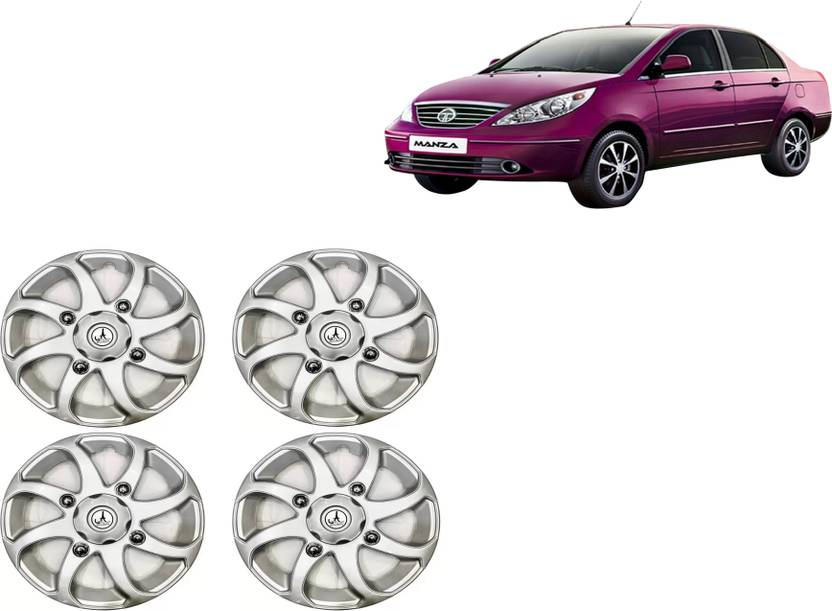 ALPINEZO CAR WHEEL CAP/WHEEL COVER STROME DEGINE "SILVER_COLOUR" 15 ...