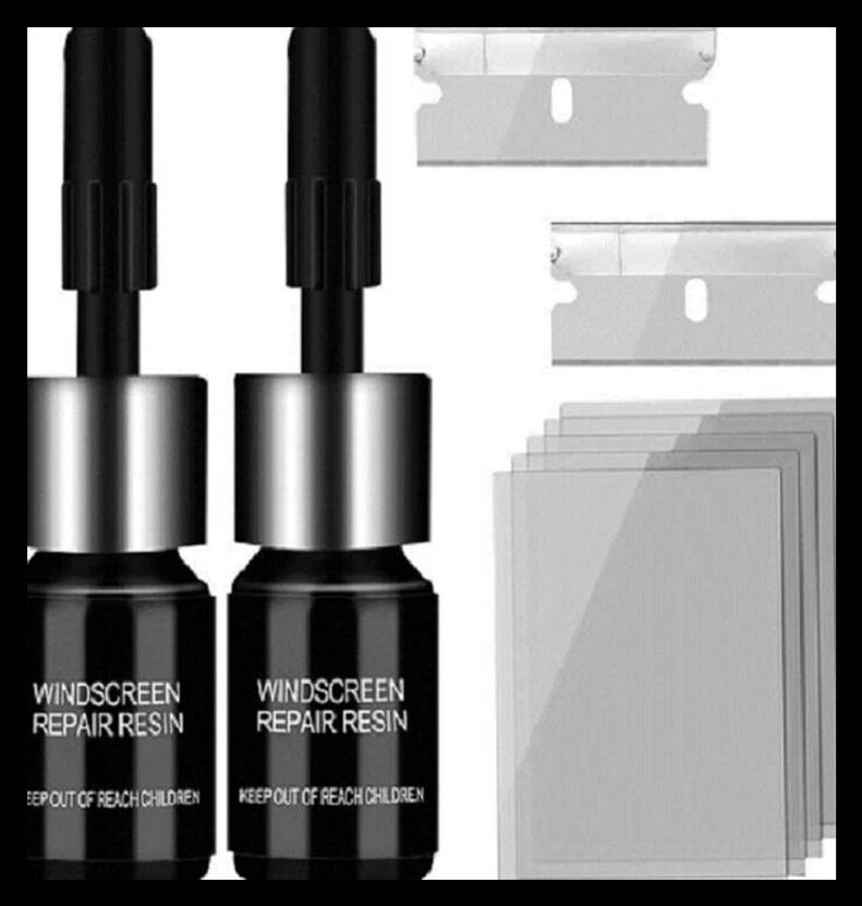 GlimpseX glim_2 Car Windscreen Repair Kit,Car Windshield Crack Scratch ...