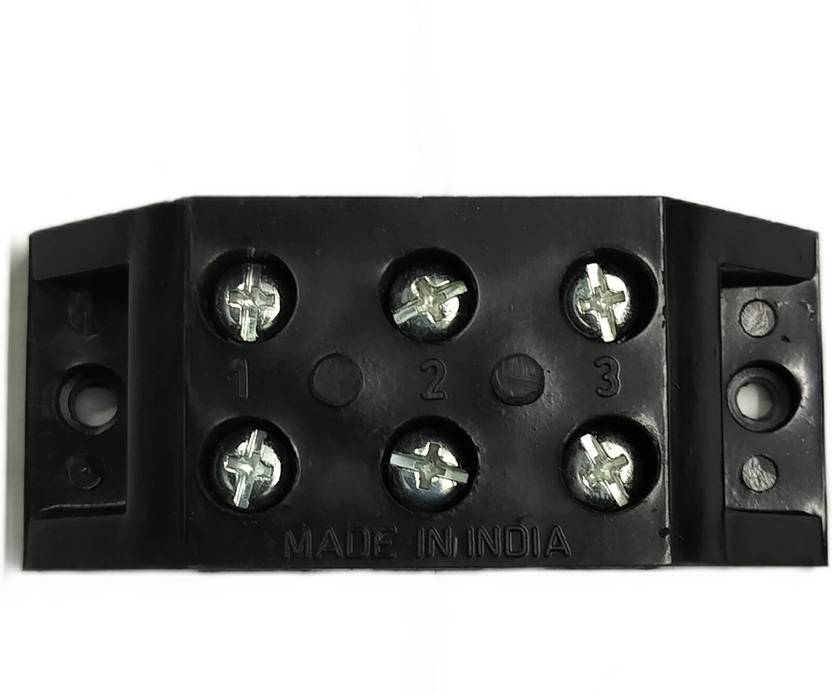 SEDCO 60A 3 Way Bakelite Connector Strip Screw Terminal Connection ...