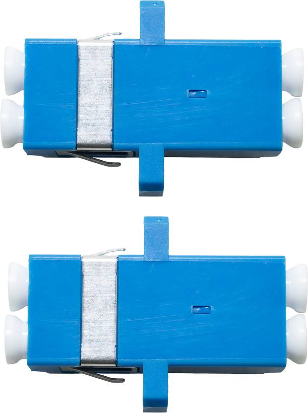 Ovicart Blue Double Mode LC/UPC- LC/UPC Optic Fiber Adapter connecter ...