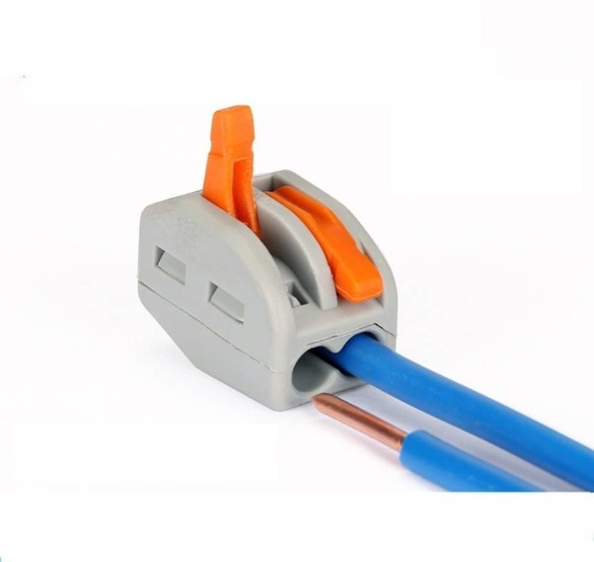 MIKOYAN 10pcs / 1 Way 0.8-4 Sq mm Wiring Universal Cable Connector Push ...