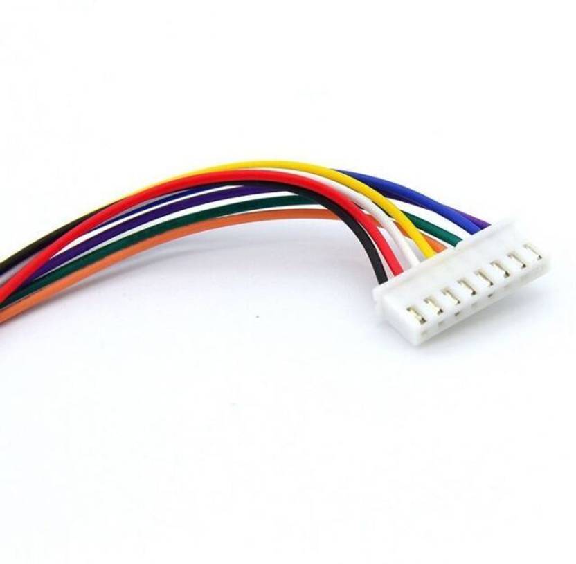 rtsense 8 Pin JST XH 2.54mm Pitch Plug and Socket with Cable Wire ...