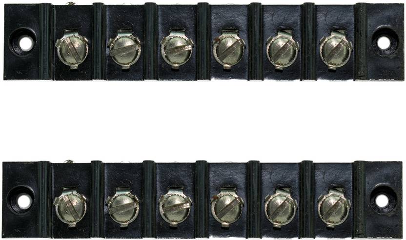 Ovicart 6 Position 110mm Terminal Connector Strip Bakelite Phenolic ...