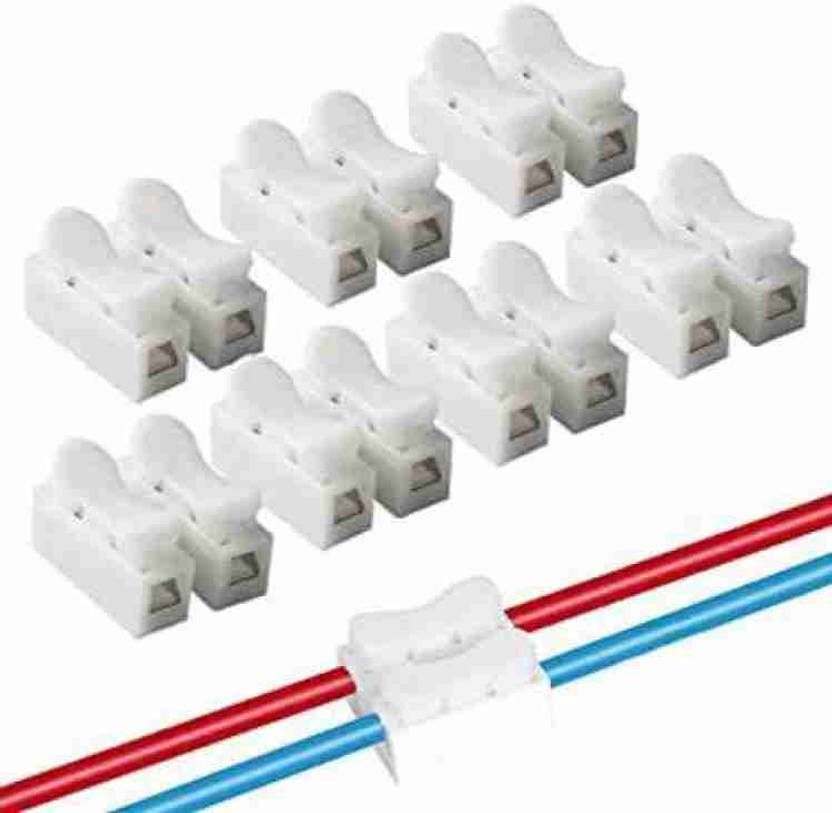 INDRAVA 40 Pcs Push Wire Joint Connector 5 amp Quick Cable Wire ...