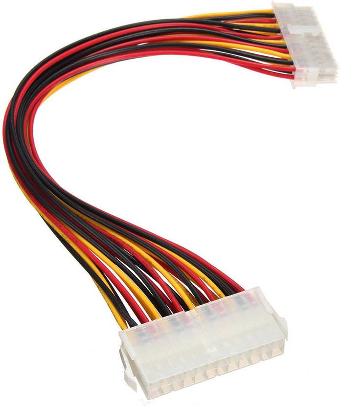 Paruht ATX 24 Pin Male to 24 Pin Female Internal PSU TW Power Lead ... Paruht ATX 24 Pin Male to 24 Pin Female Internal PSU TW Power Lead ...
