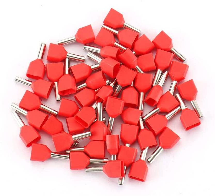 rtsense Twin Ferrule (TE-1008)-(2 * 1.00 SQMM) Wire Ferrules, Insulated ...