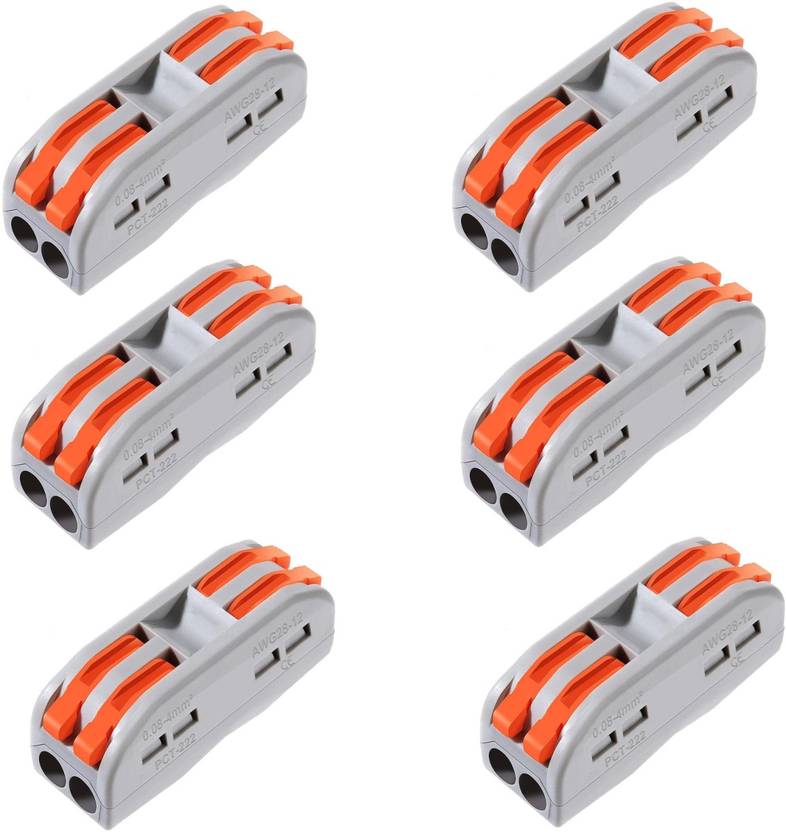 Roboway Quick Connector Terminal, 2 Conductor Compact Splicing Wire ...