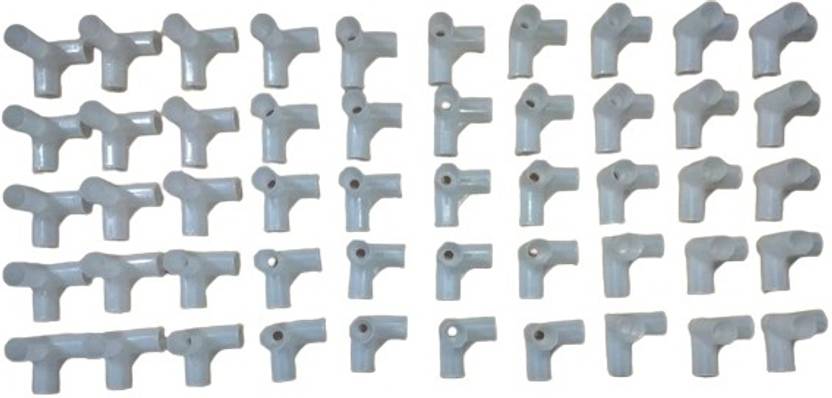 CHAAK 4 Pole Plastic Connector for Shoe Cabinet Rack Wardrobe Shoe Rack ...