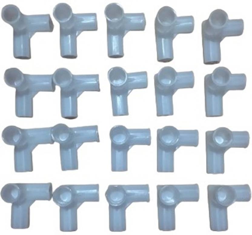 CHAAK 4 Pole Plastic Connector for Shoe Cabinet Rack Wardrobe (White ...