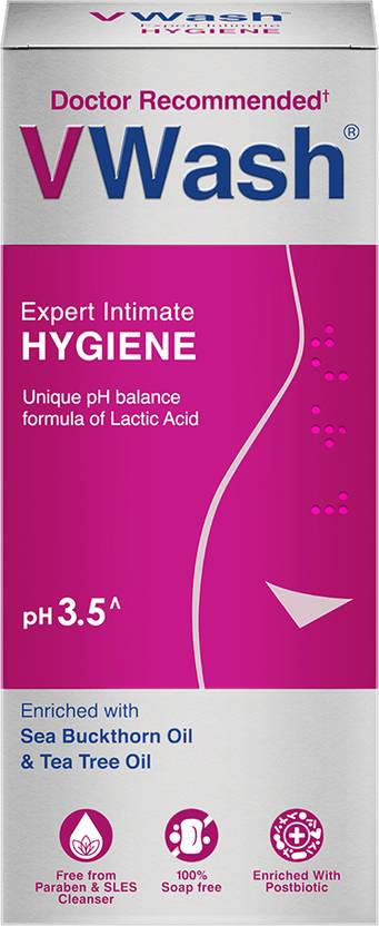 vwash Plus Expert Intimate Hygiene Wash for Women with pH 3.5 Intimate ...