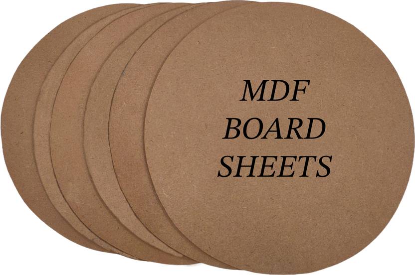 Aliya Handicrafts Unfinished MDF Board Circle for Arts & Crafts Mandala ...