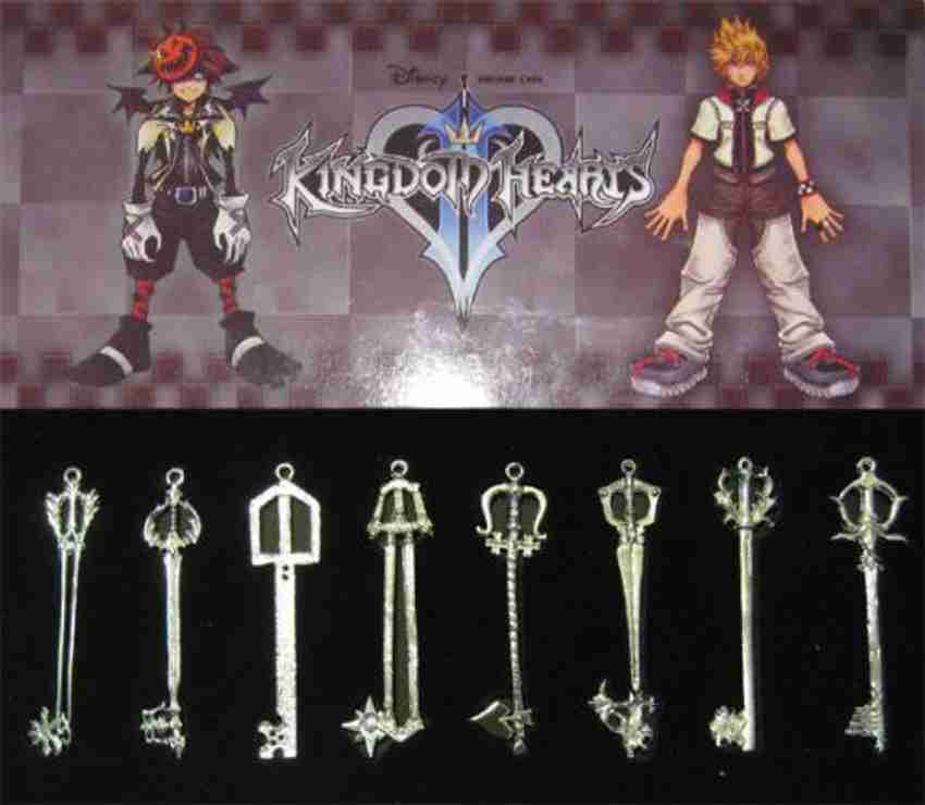 Kingdom Hearts Keyblade Necklace Set