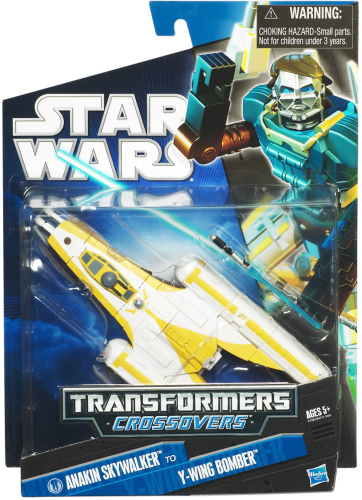 Hasbro Star Wars Transformers Crossovers Anakin Skywalker to Y Wing Bomber Star Wars Transformers Crossovers Anakin Skywalker to Y Wing Bomber Buy Anakin Skywalker toys in