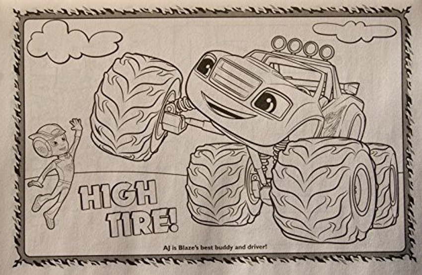 blaze nickelodeon coloring pages