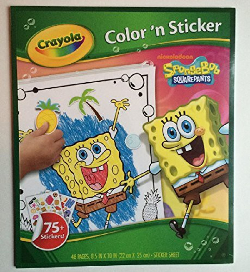 crayola giant coloring pages spongebob squarepants