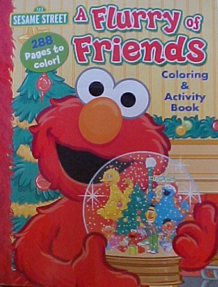 elmo and cookie monster coloring book pages