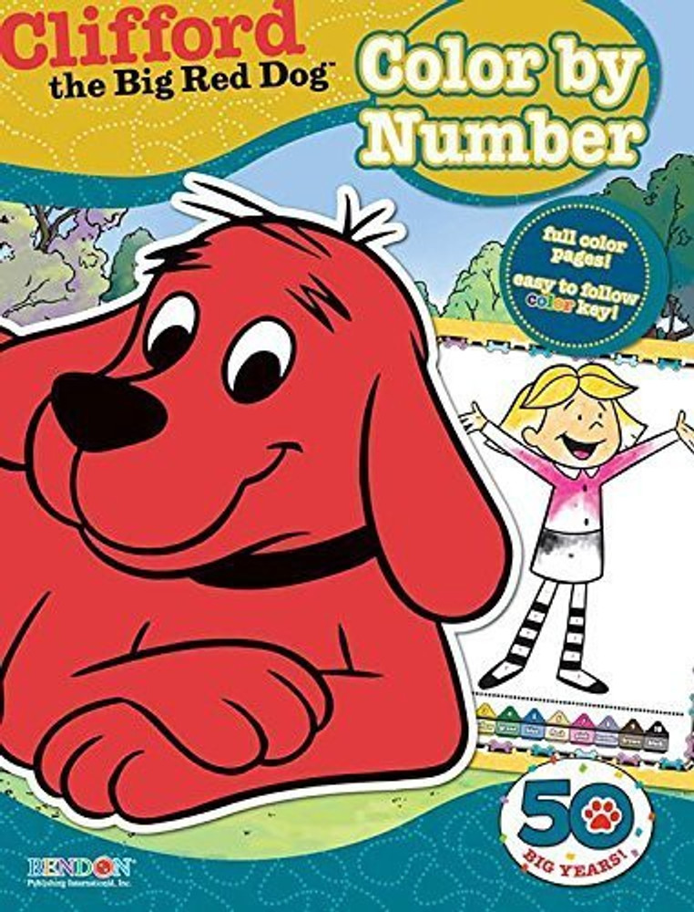 Clifford The Big Red Dog Characters Coloring Pages