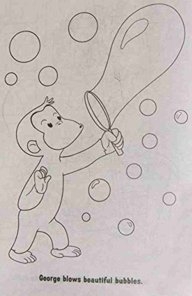 monkey george coloring pages