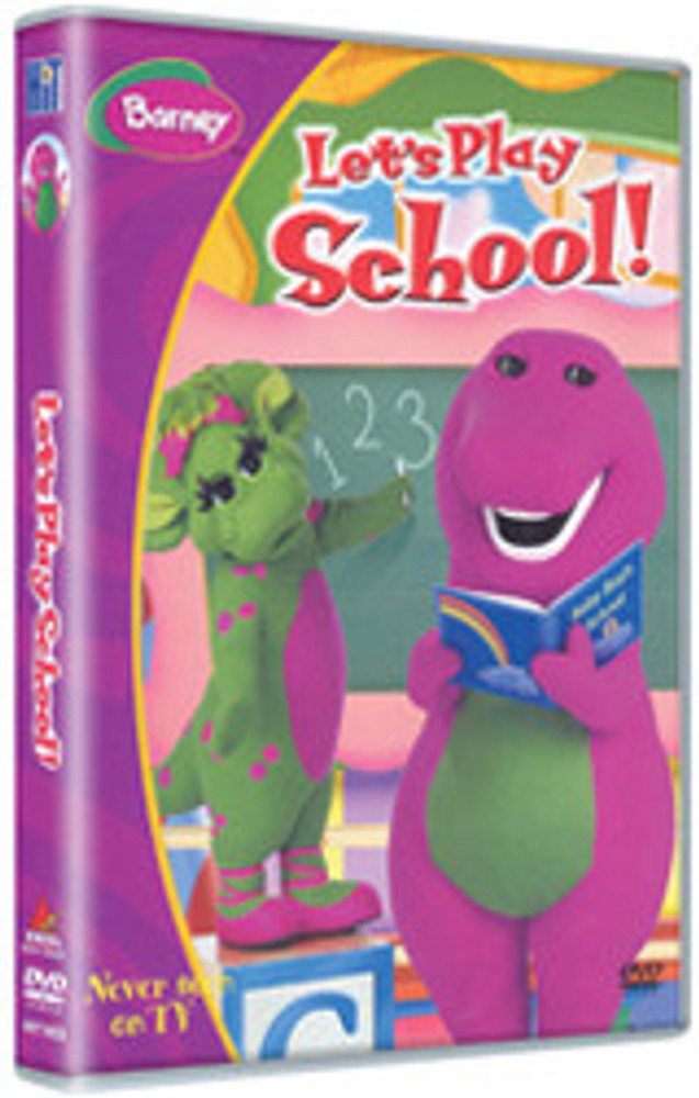 Barney Lets Play School Vhs