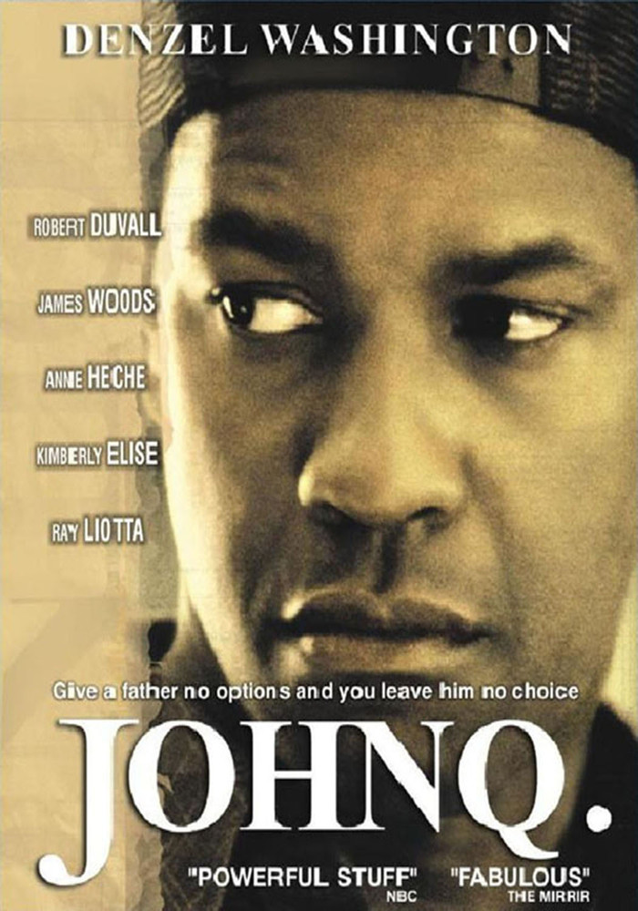 John Q Movie Poster Dinner In America John Q (color)" Essential