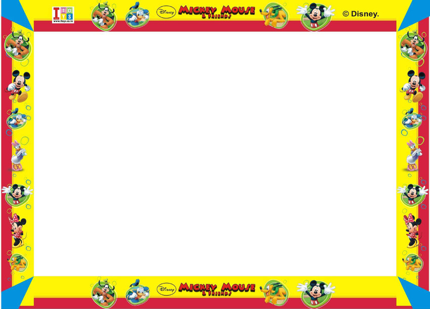 Mickey Mouse Printable Border