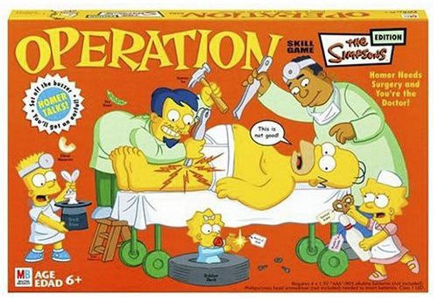 Original Operation Game Pieces