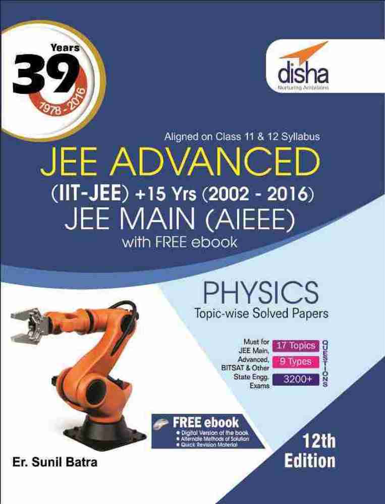 11 Years' JEE Main Advanced Chapterwise Topicwise, 01/21/2024