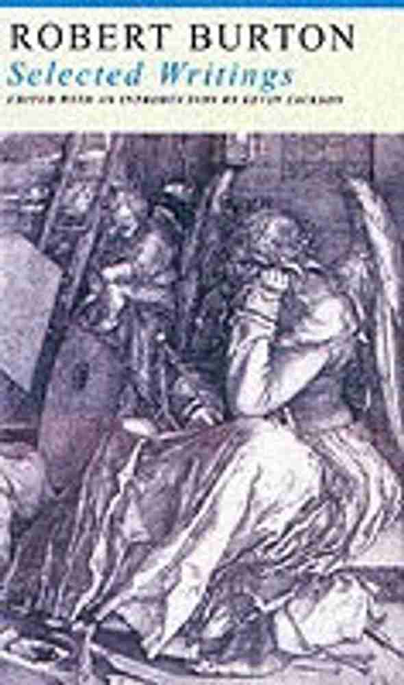 Robert Burton Anatomy Of Melancholy