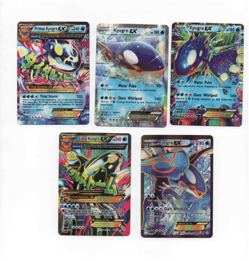 Pokemon Kyogre Ex Card