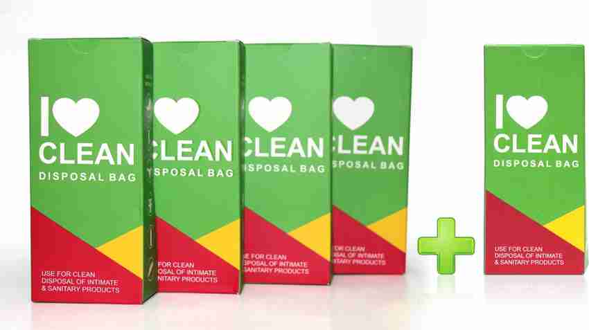 I Love Clean Disposal Bags I Love Clean Disposable Sanitary Bag Buy 4 Get 1 Free. Price in India Buy I Love Clean Disposal Bags I Love Clean Disposable Sanitary Bag Buy