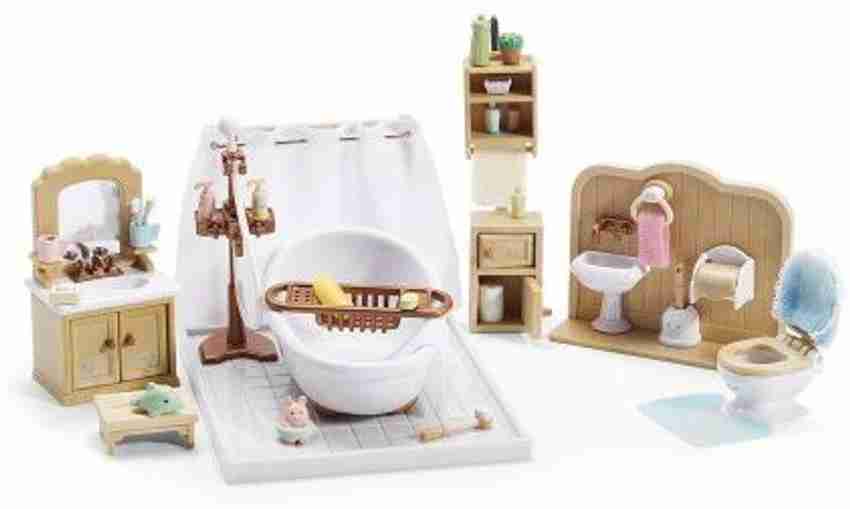 Calico Critters Kozy Kitchen And Deluxe Living Room Playsets | Baci ...