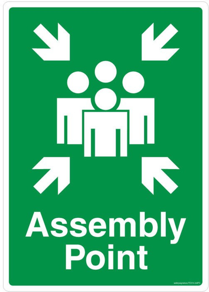 Fire Assembly Point Sign Template PosterMyWall